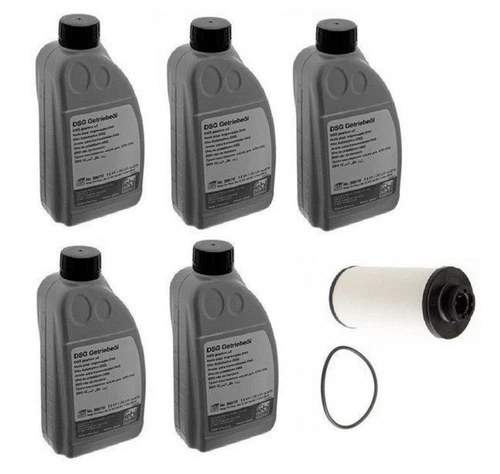 Vw Dsg Automatic Atf Transmission Dual Clutch Fluid Oil & Filter ...