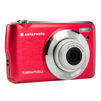 Agfa Photo DC 8200 rot Digitalkamera mit Tasche & 16GB ZUBEHÖRPAKET ...