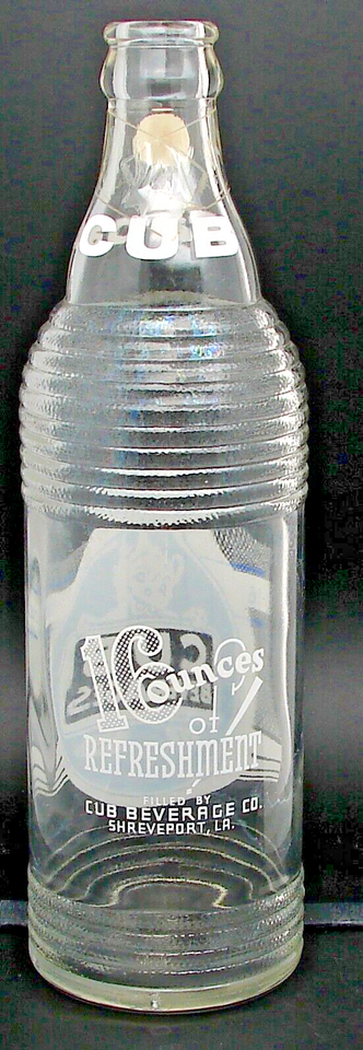 Cub Beverages; Cub Beverage Co.; Shreveport, LA; ACL soda pop bottle | eBay