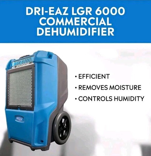 Dehumidifier Commercial DRI-EAZ LGR 6000Li With Pump Portable WiFi ...