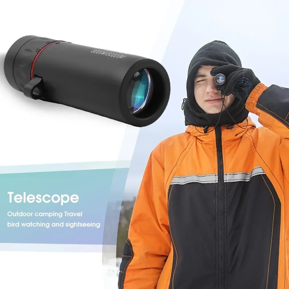 3000x25 HD Long Range Monocular Mini Portable Telescope for Camping ...