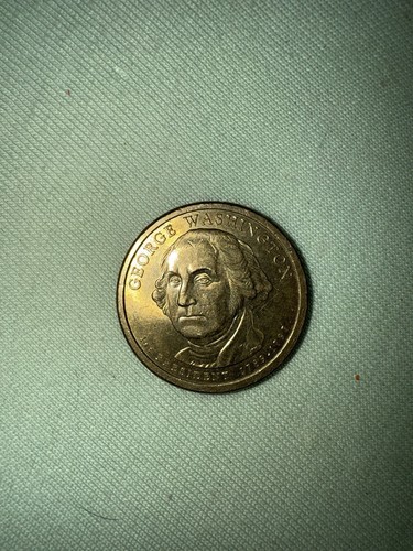 2007 P George Washington $1 Presidential Dollar Coin Edge Lettering ...