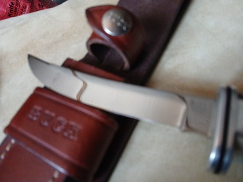 Vtg Custom Buck Knife 118 Limited Ed. Serialized #33 Stag 80's Leather ...