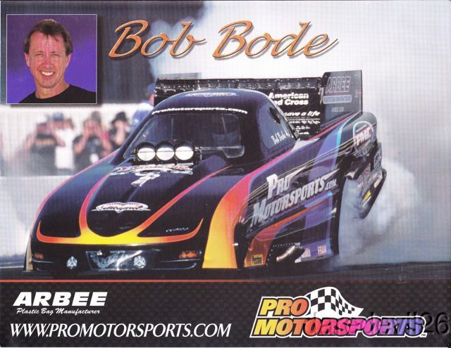 2003 Bob Bode Pro Motorsports "2nd Version" Pontiac Firebird FC NHRA ...