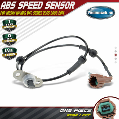 ABS Sensor for Nissan Navara D40 2005-2014 2.5L Diesel Rear Left 47901 ...