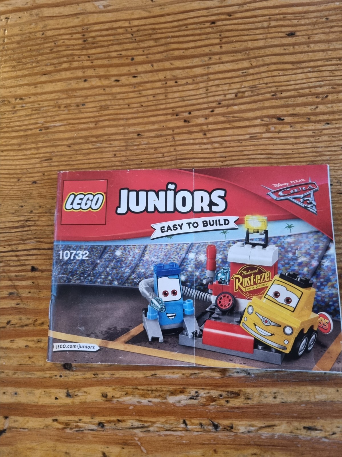 Lego Juniors Manual 10732 Guido and Luigi Pit Stop | eBay