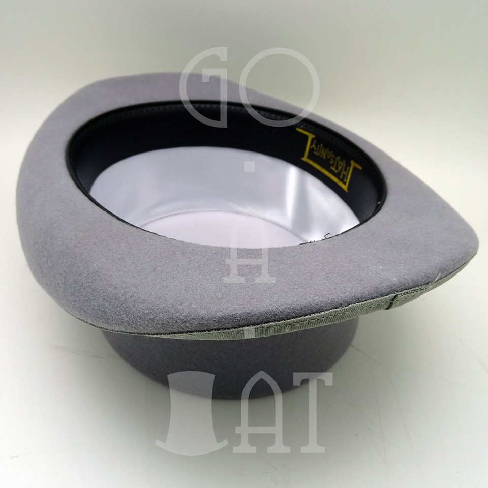 CLASSIC Wool Felt Tuxedo Top Hat Men Coachman Topper | 59cm | Black Red ...