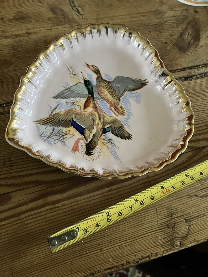 Hw2 Vintage Liverpool Road Pottery Heart Shape Trinket Dish Male Female ...