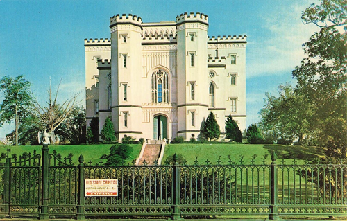 Postcard The Old State Capitol Baton Rouge Louisiana Castle Wrought ...