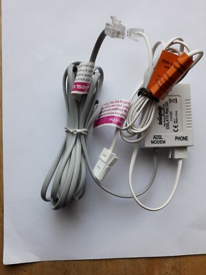 Telephone Accessories.MICROFILTER BOX. ADSL/Phone & Line In.With all ...
