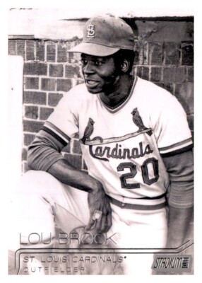 2015 Stadium Club Lou Brock MLB HOF Base Card Cardinals #75 | eBay