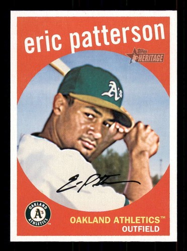2008 Topps Heritage High Numbers 689 Eric Patterson (SP/Short Print ...