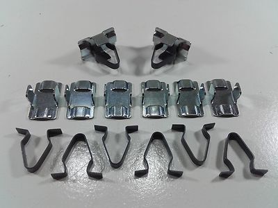 DOOR CARD CLIPS MK2 ZEPHYR ZODIAC CONSUL FORD CHROME TRIM FITTINGS ...