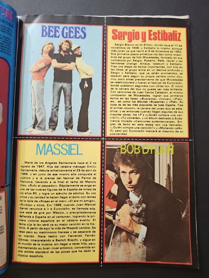 Olivia Newton John Travolta David Soul Abba Miguel Bose Queen Bee Gees ...