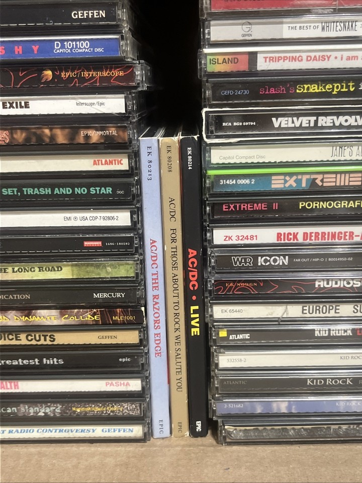 39 Rock Metal CDs Glam Wholesale Lot Reseller $700 Value RARE OOP ...