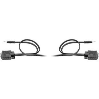 Hosa Technology VGM-410 VGA and Audio Cable HDB15 Male with 3.5mm Audio ...