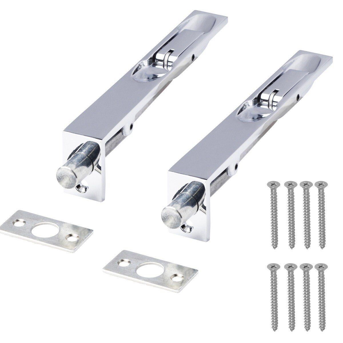 French Door Slide Bolts Black 10" French Door Bolt (From The Anvil)