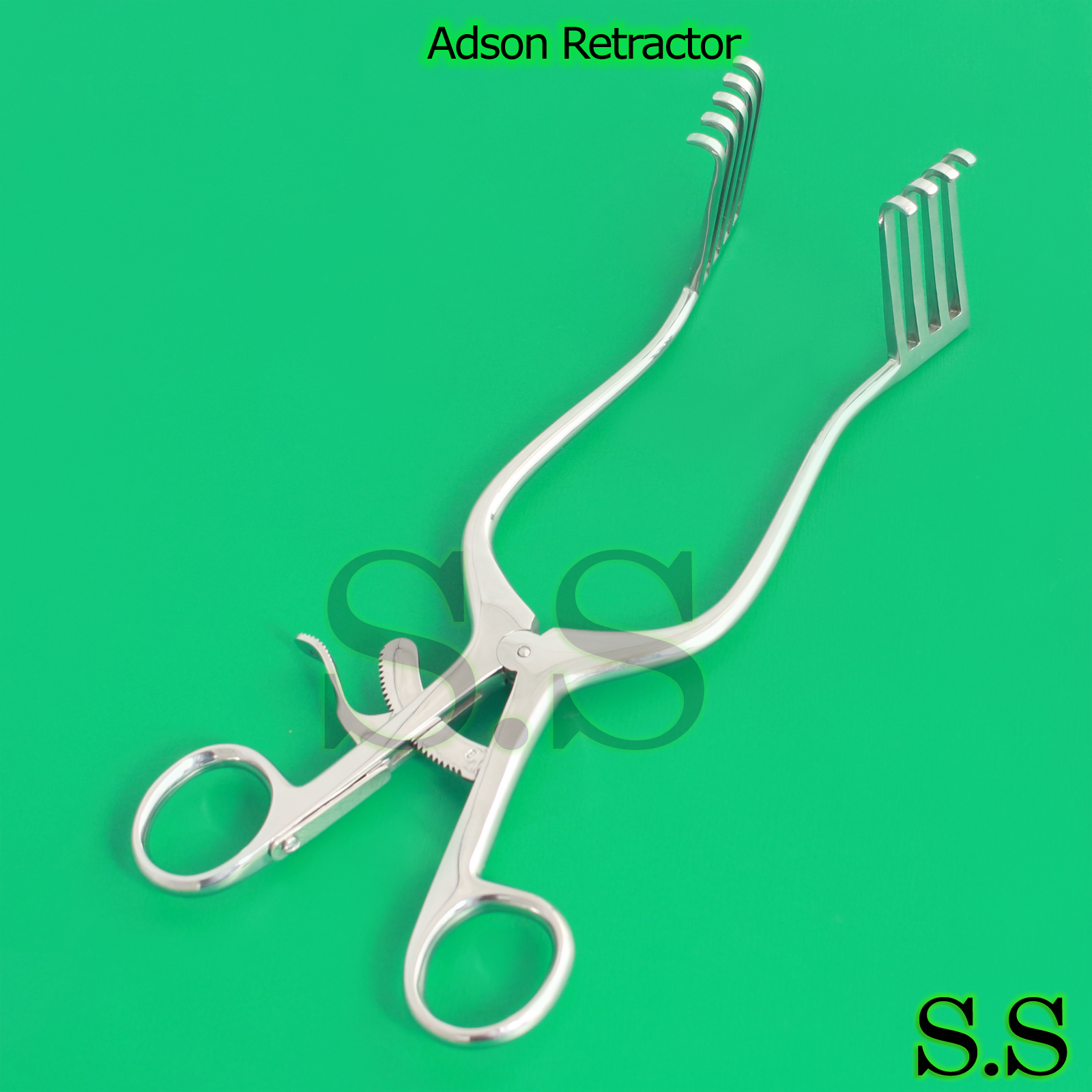 Adson Retractor Blunt 5x4 Prong 9" Blade Lenght 50mm Surgical ...