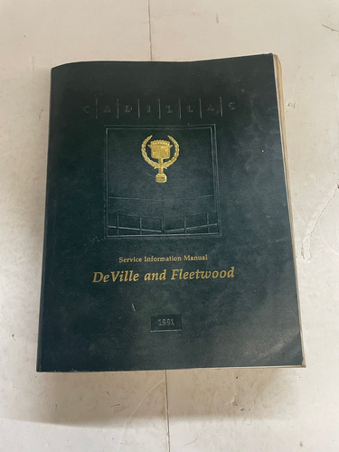 1991 Cadillac DeVille and Fleetwood Service Shop Repair Manual OEM | eBay