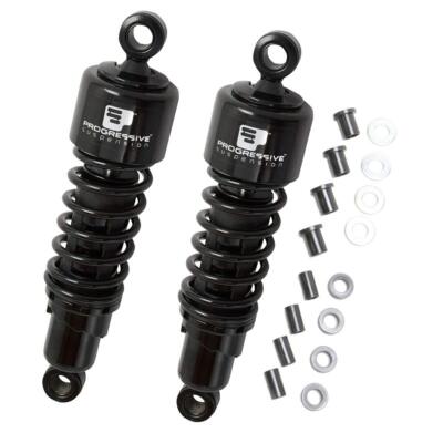 Progressive 412 Series Motorcycle Black 12" Rear Shocks (412-4049B) | eBay