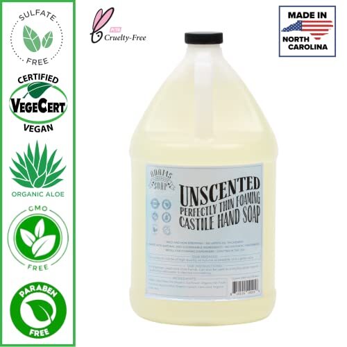 Thin Castile Foaming Liquid Hand Soap 1 Gallon 128 Fl Oz (Pack of 1 ...