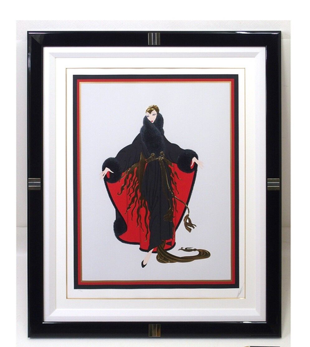 ERTE "Faubourg Saint-Honore" Embossed Silkscreen Print Signed Framed ...