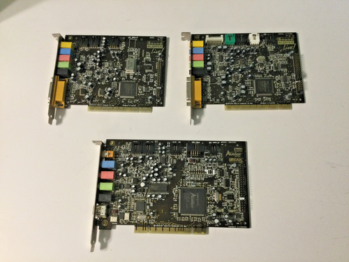 UNTESTED - Lot of 3 Sound Blaster PCI Sound Cards - CT4830 CT4780 ...