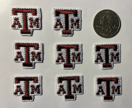 texas am Texas AM a and m patch Aggies patch 7/8" x 7/8" Iron-On patch ...