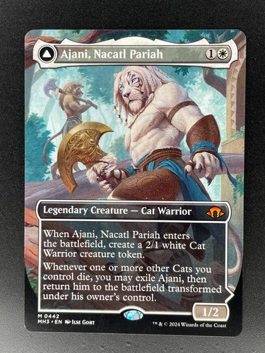 Ajani, Nacatl Pariah - Magic the Gathering Modern Horizons 3 #442 ...
