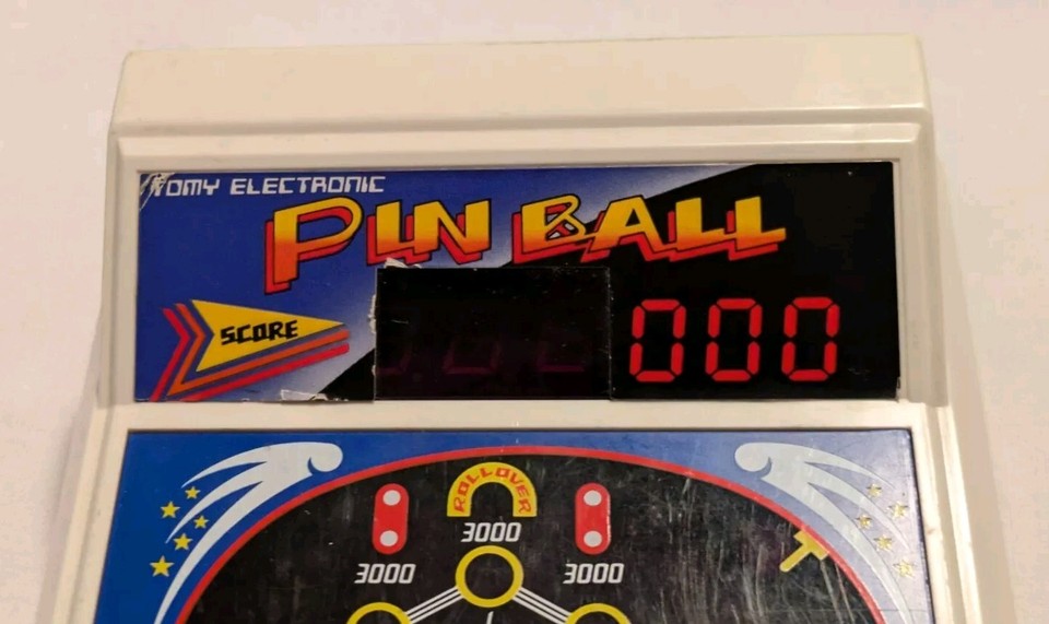 Tomy Power House Pinball Handheld Electronic Game Tested Works 1970s | eBay