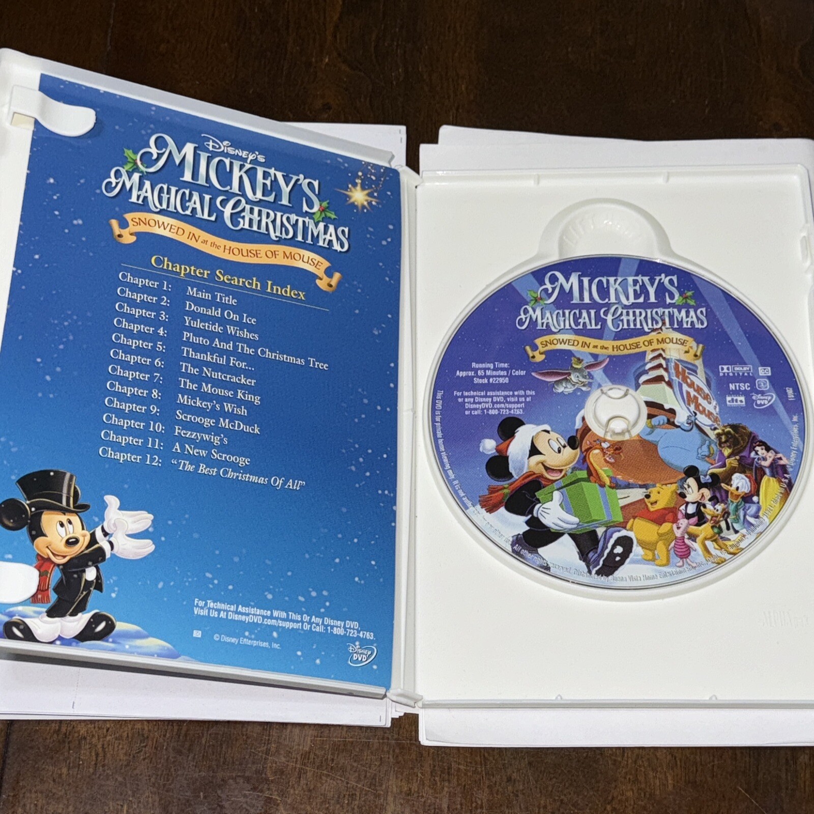 Mickey's Magical Christmas Snowed in at the House of Mouse DVD RARE w ...