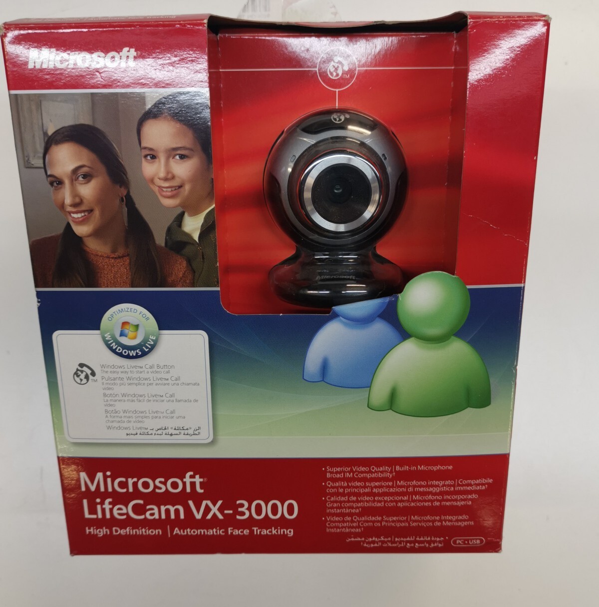 Microsoft LifeCam VX-3000 Web Cam, Fully Working in Box. | eBay