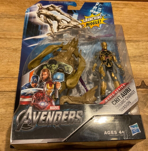 MARVEL AVENGERS MOVIE SERIES CHITAURI COSMIC CHARIOT INVASION ACTION ...