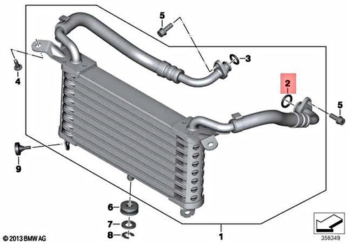 Genuine BMW A40 F20 F21 F30 F31 F35 K21 K22 K23 K32 K33 K40 O-Ring ...