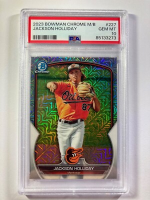 2023 Bowman Chrome M/B Jackson Holliday Rookie Card #227 PSA 10 | eBay