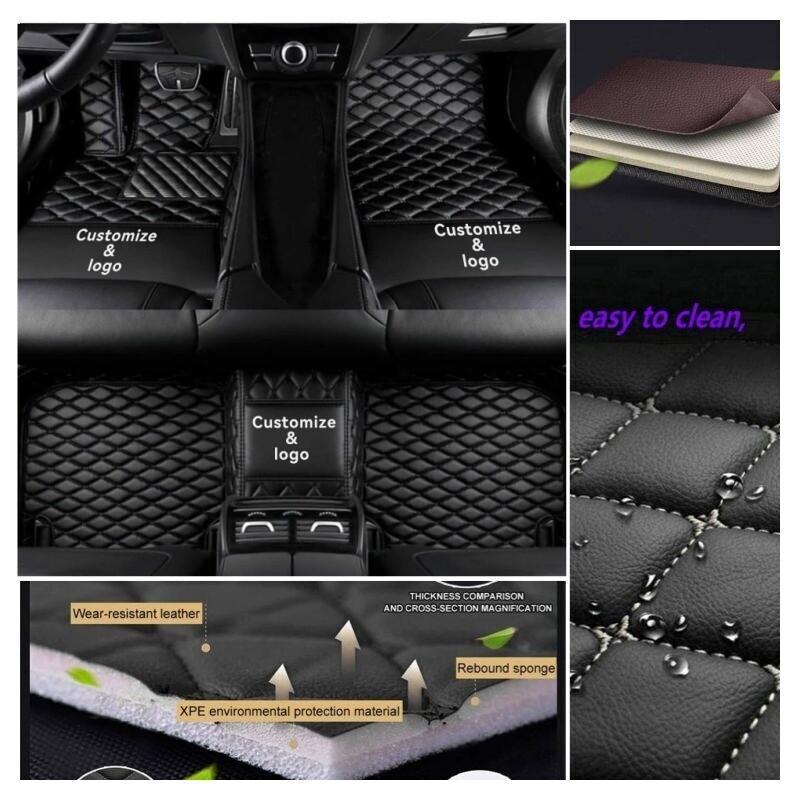 For Cadillac All Models Car Floor Mats Front Rear Carpets Auto Mats ...