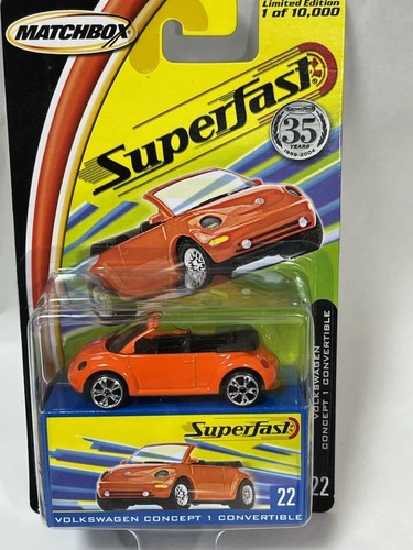 Matchbox Superfast 22 Volkswagen Concept 1 Convertible | eBay
