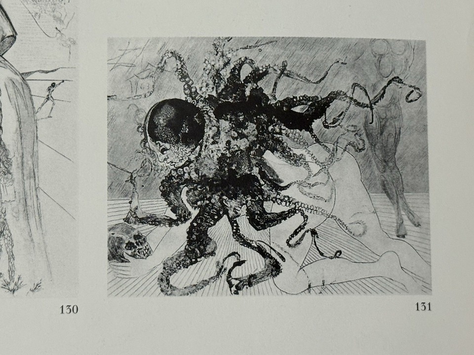 Salvador Dali Medusa Hand Signed Original Etching Mythology Octopus ...
