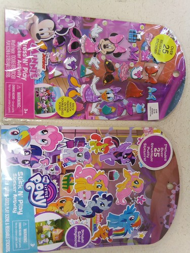 Disney Tara Minnie Mouse Dress N Play Sticker Activity Sets & My Little ...