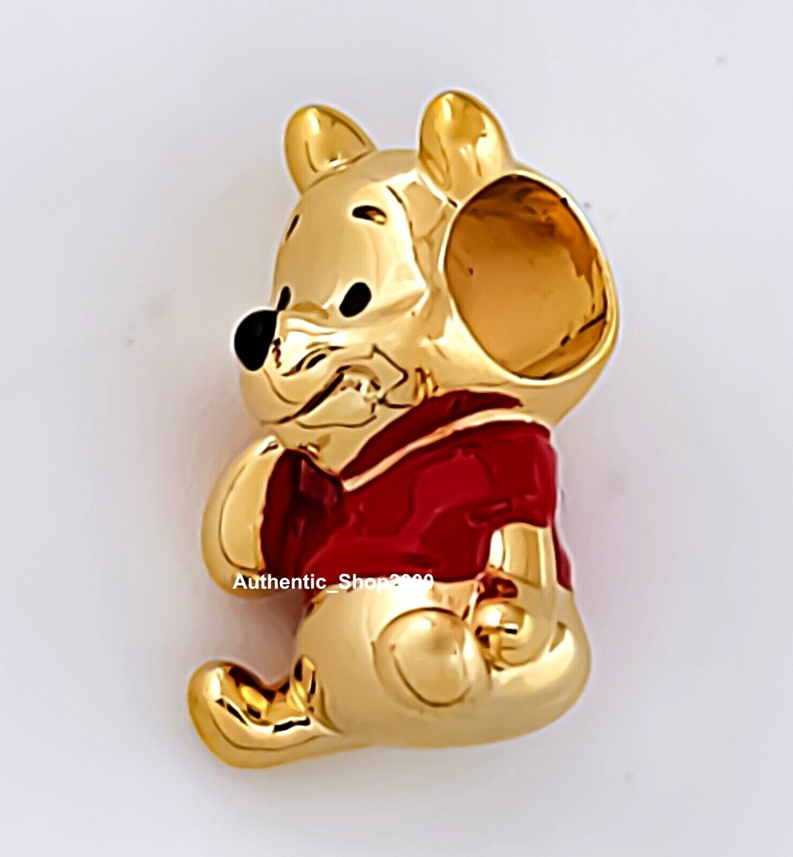 NEW 100% Authentic PANDORA 14k Gold Disney Winnie the Pooh Bear Charm ...