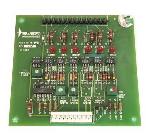 SWEO ENGINEERING INC. 0175-3 CONTROL BOARD 0177-2 REV. B | eBay