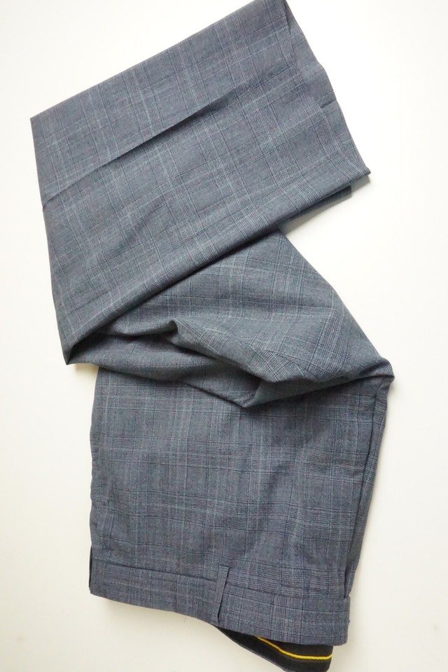 Hickey Freeman Beacon Traveler Loro Piana S150s Wool Blue Plaid 2 Pc ...