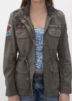 Affliction Military Field Army Combat Olive Combat Green Jacket Style ...
