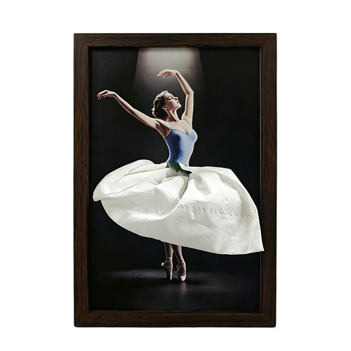 Ballerina Skirt Tissue Box Holder Creative Ballerina Girl Wood Tissue ...