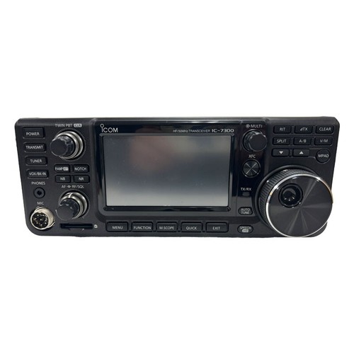 IC-7300 HAM Radio Transceiver HF SSB/CW/RTTY/AM/FM 100W W/ mic cable ② ...