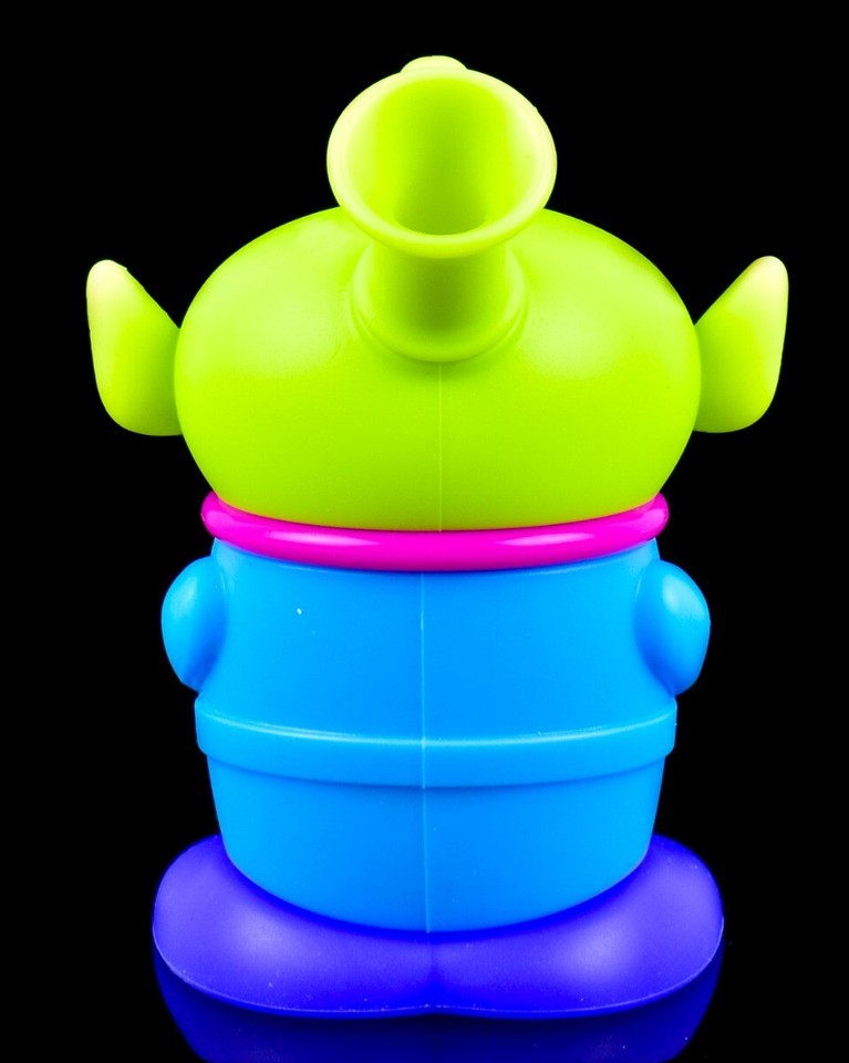 CUTE Bong Toy Alien Bong Silicone Bong Bubbler Glass Water Pipe MINI ...