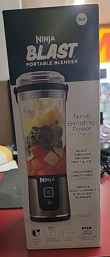 BRAND NEW Ninja Blast 18oz Portable Blender BC151BK FREE S&H!!! | eBay