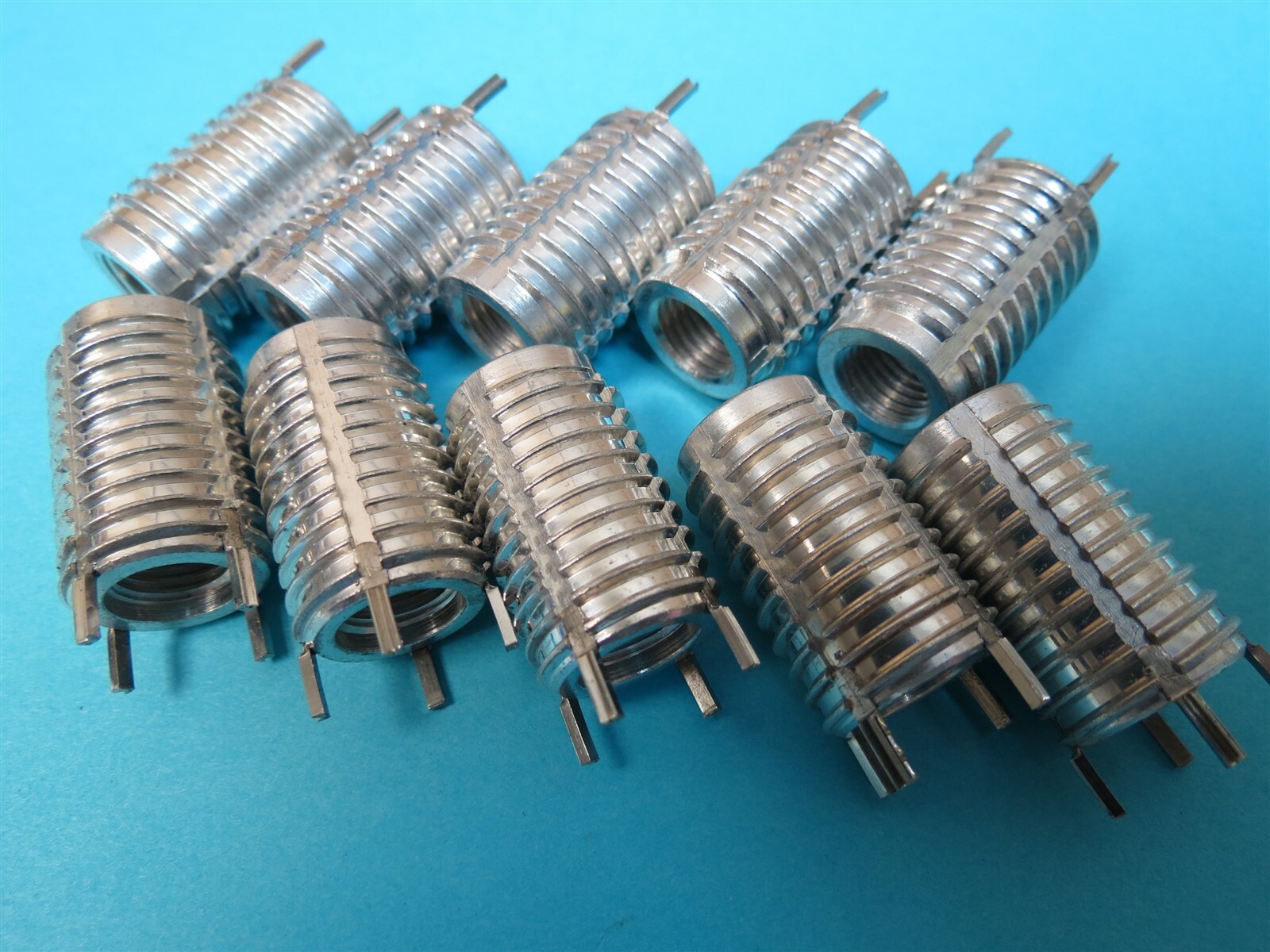 3/8-24 x 1” Stainless Steel Key Locking Threaded Inserts 5/8-11 Ext ...