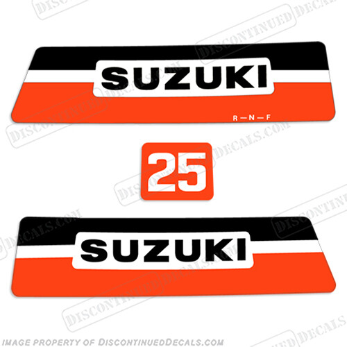 Fits Suzuki 25hp (DT25) Decal Kit - 1970s | eBay
