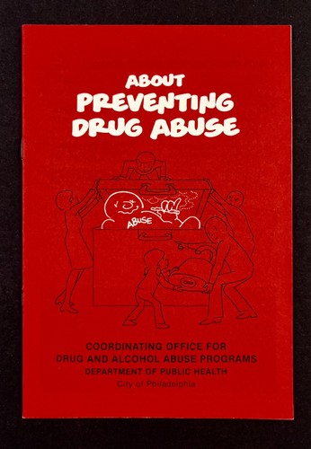 1982 Philadelphia Health Dept Drug Abuse Sober Alternative Vintage ...